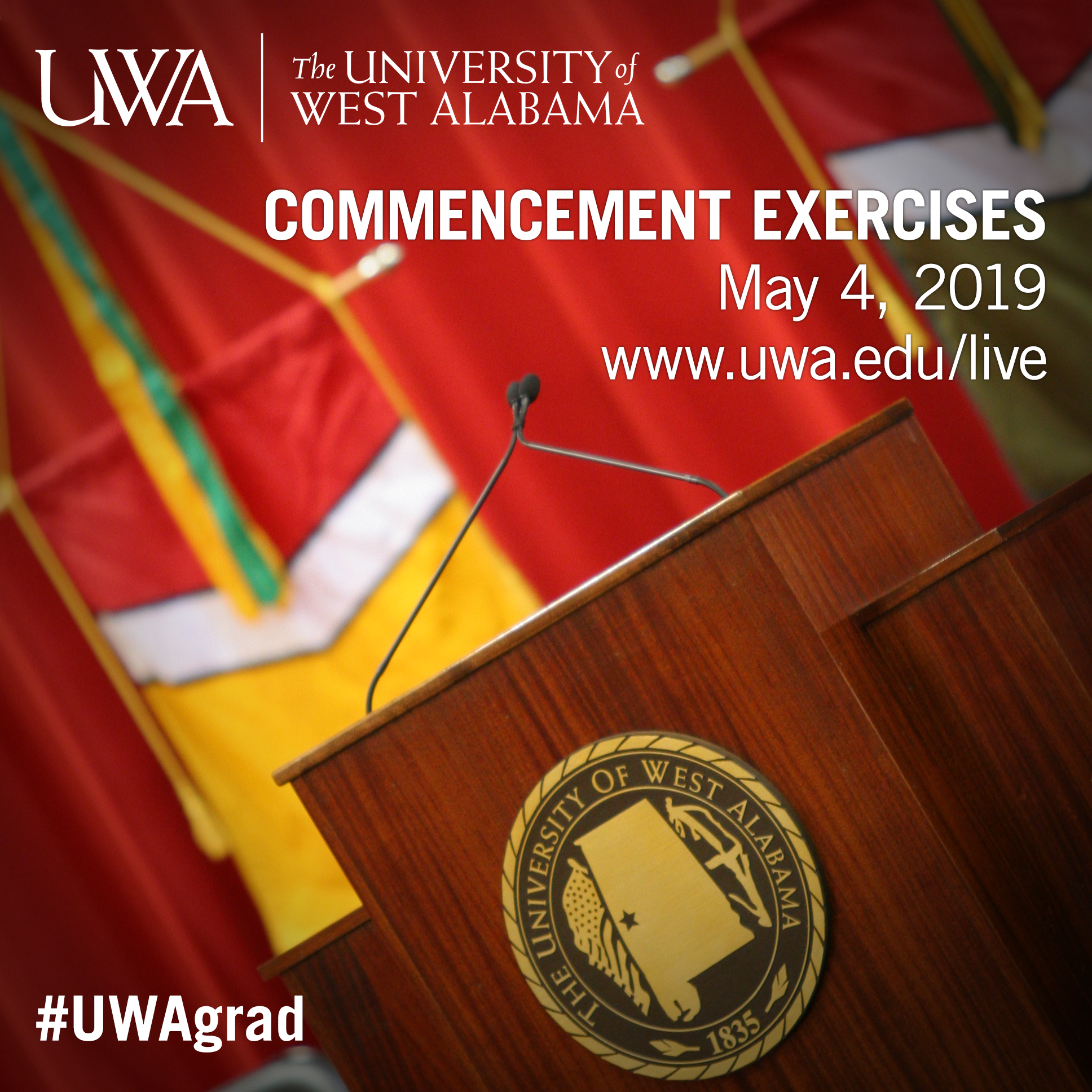 UWA to graduate nearly 700 at spring commencement exercises May 4 | UWA