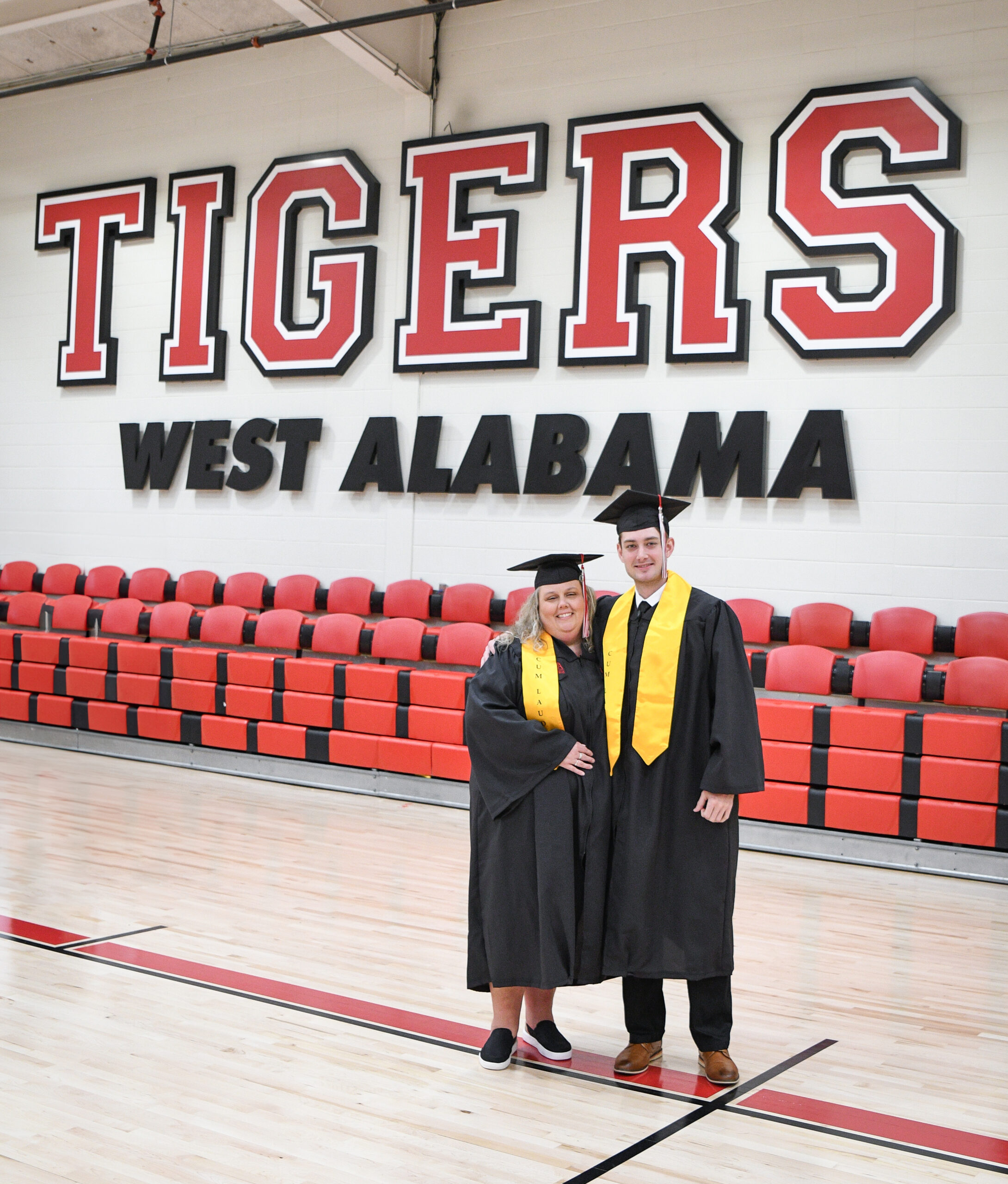 Mother and son celebrate together at UWA's fall commencement | UWA