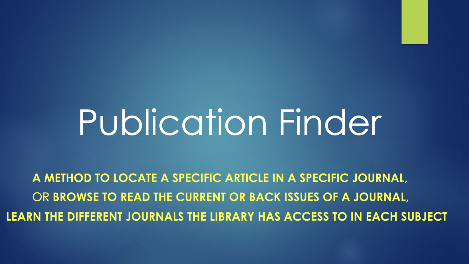 Database Research Tutorials | University of West Alabama